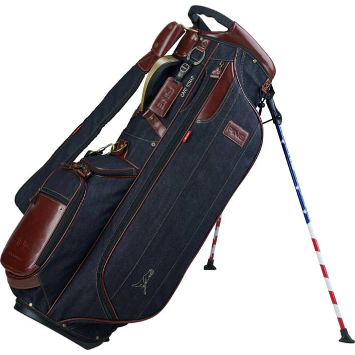 PING Japan Exclusive CB-N2305 Denim Cart Bag - PING