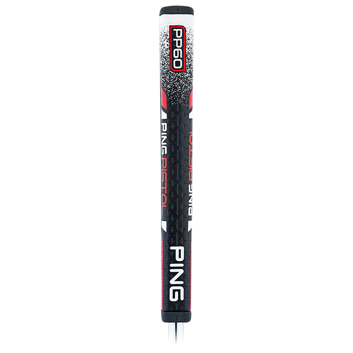 PING Pistol PP60 White/Red Putter Grip - PING